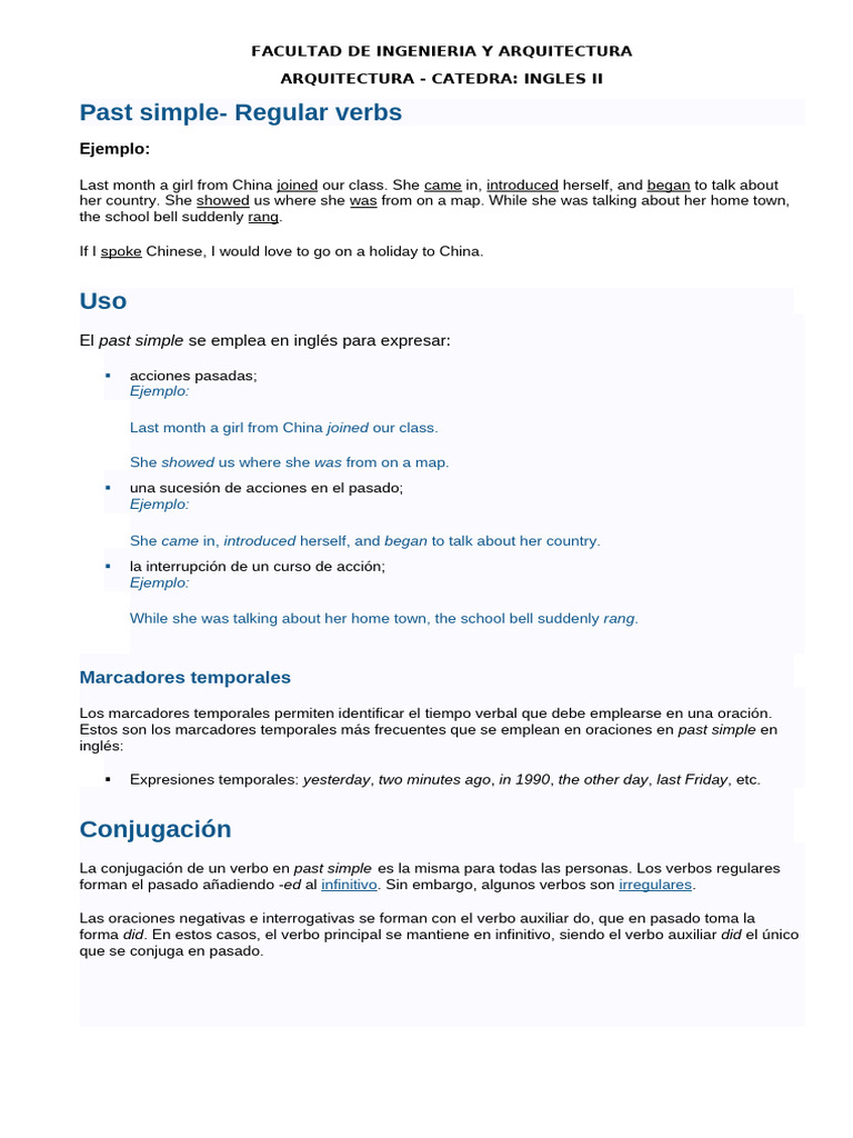 Actividad 18 - 11 - Past Simple | PDF | Verbo | Tipología Lingüística