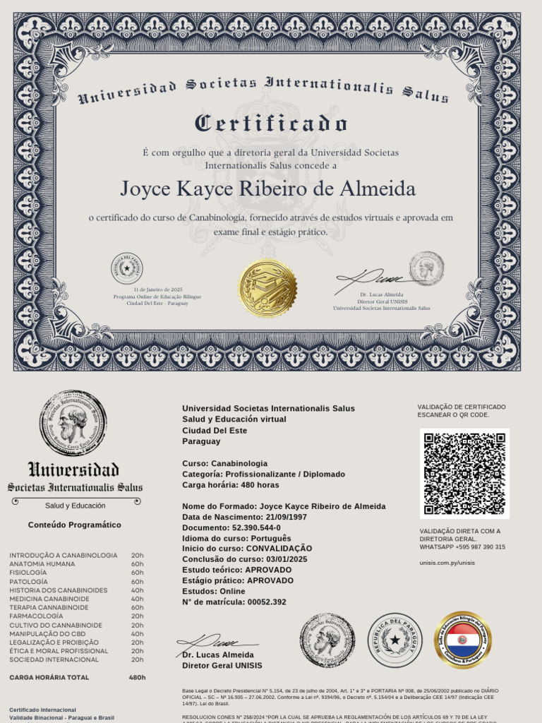 Certificado Internacional UNISIS _20250125_105422_0000 | PDF