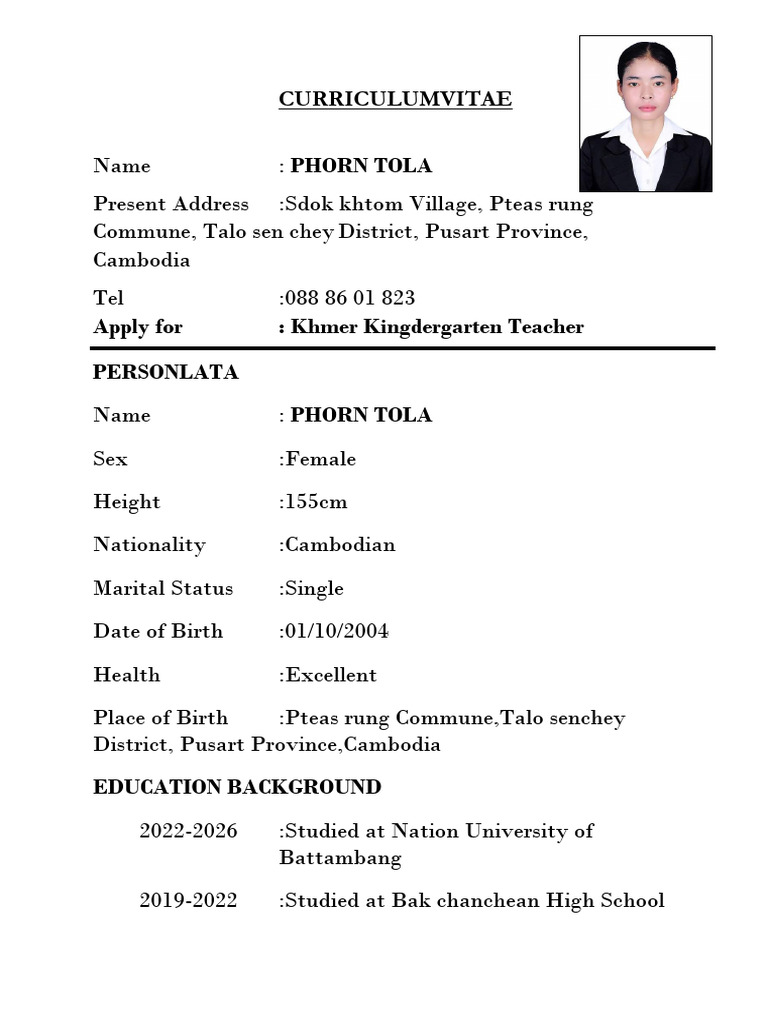 CURRICULUMVITAE | PDF