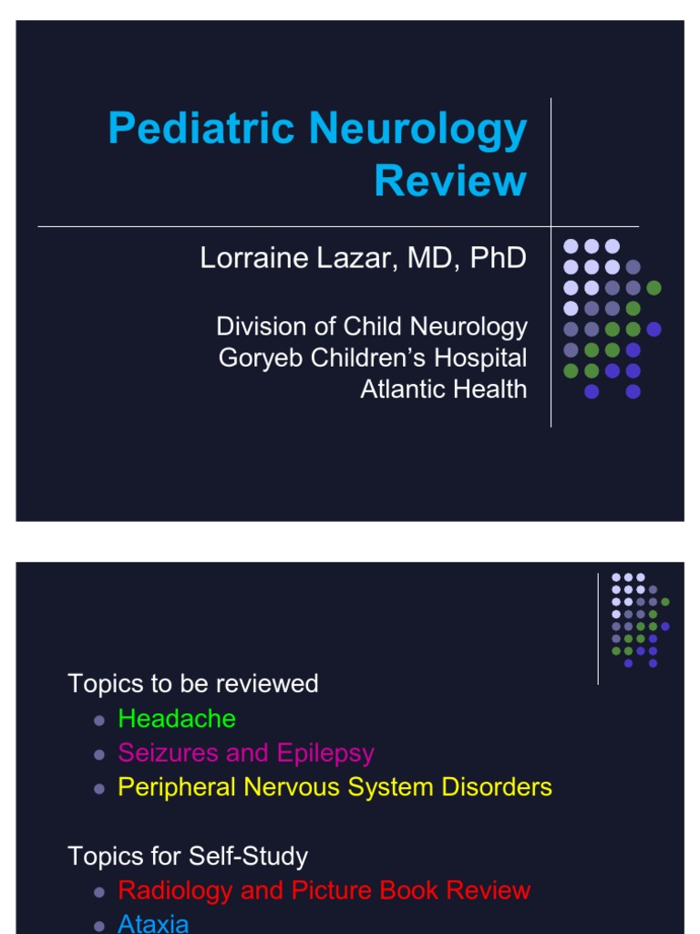 Pediatric Neurology | PDF | Epilepsy | Headache