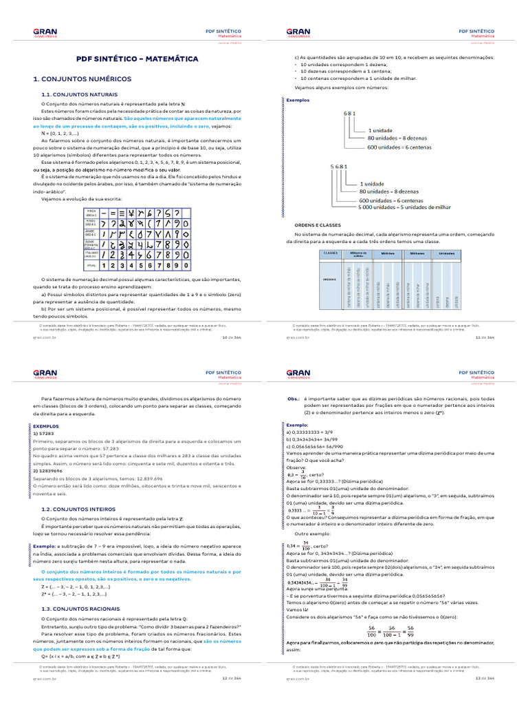MATEM | PDF | Números | Decimal