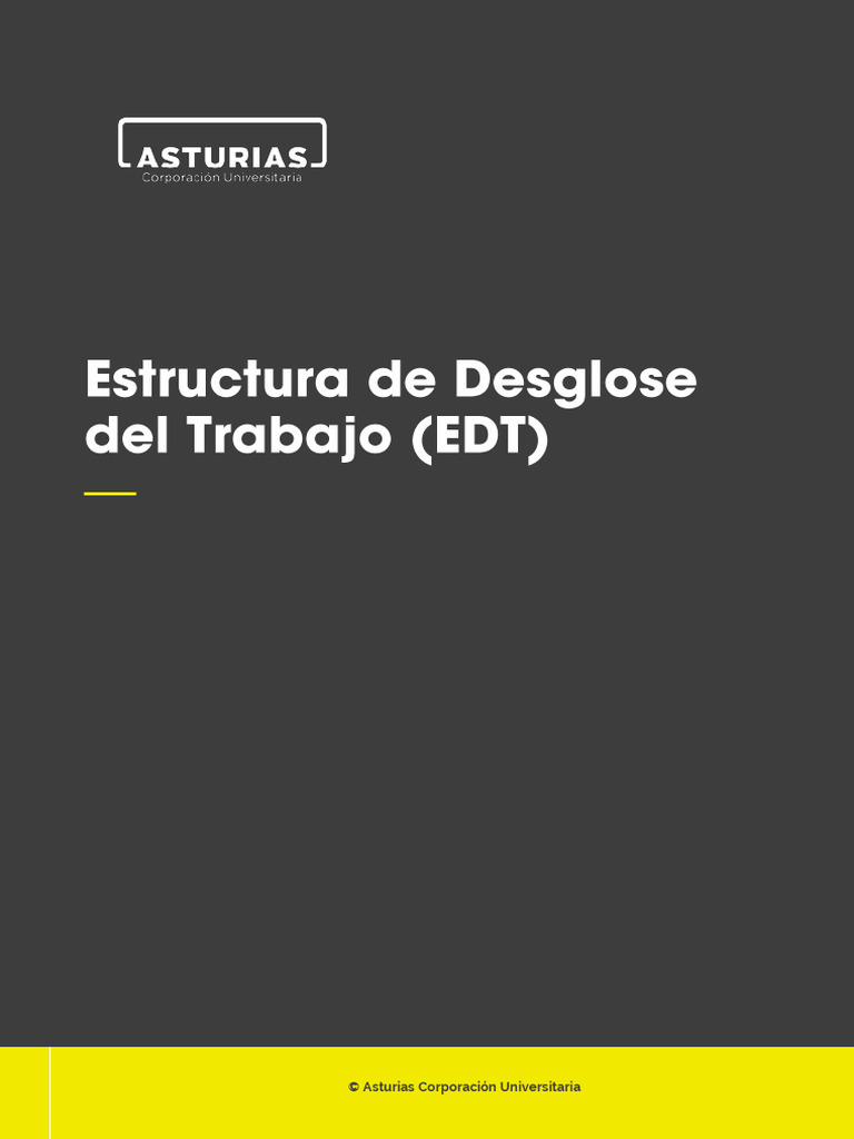 Elaboración de La EDT | PDF