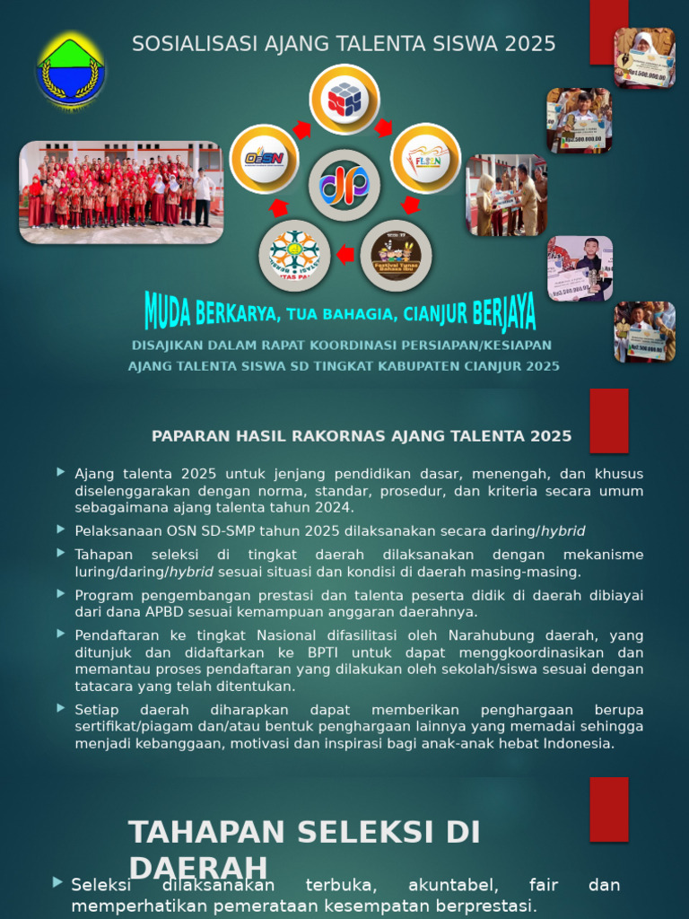 Sosialisasi Ajang Talenta Siswa 2025 | PDF