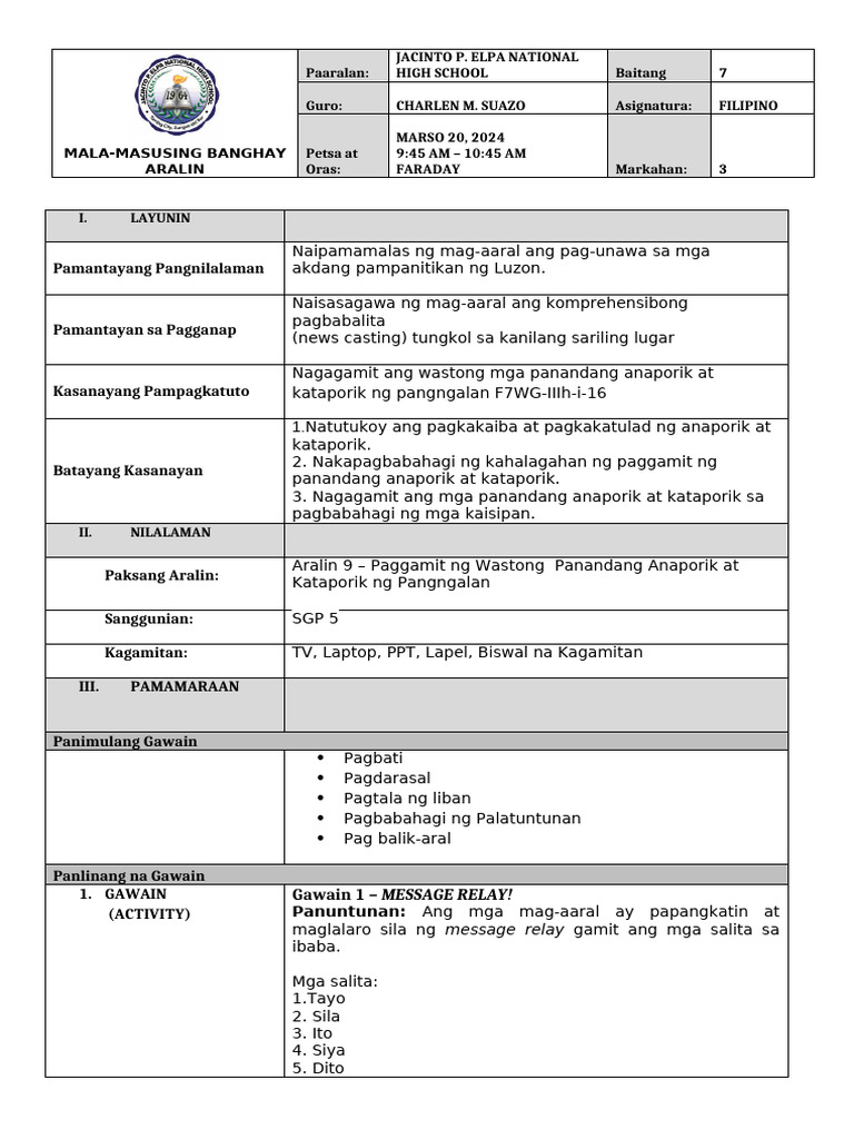 CO 2 Anaporik at Kataporik | PDF