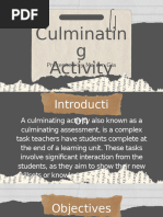 Culminating Activity: Quarter 1 - Module 1 | PDF | Educational ...