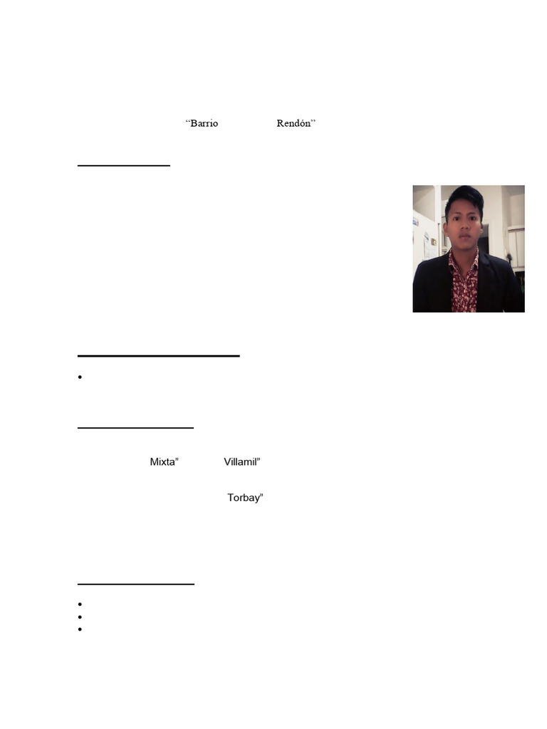 Currículum Vitae de Richard Suarez | PDF