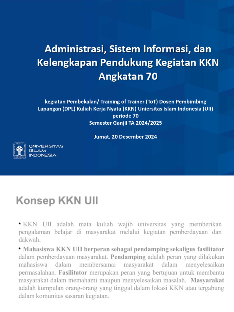 Refreshing DPL KKN 70 Gandung | PDF