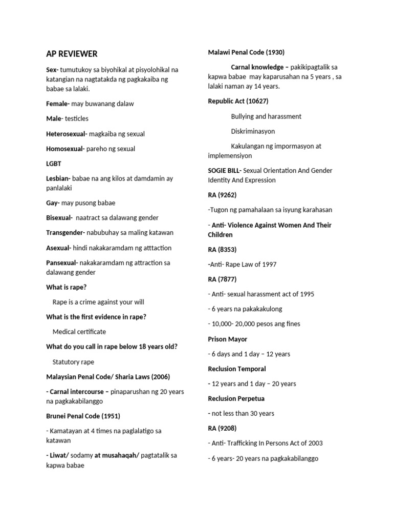 ap reviewer | PDF