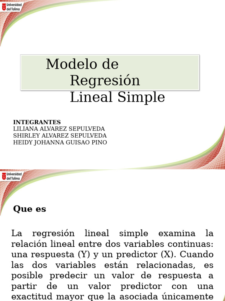 ECONOMETRIA REGRESION LINEAL SIMPLE (1) | PDF