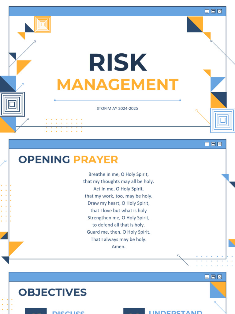 Risk Management Strategies 2024-2025 | PDF | Financial Risk | Risk