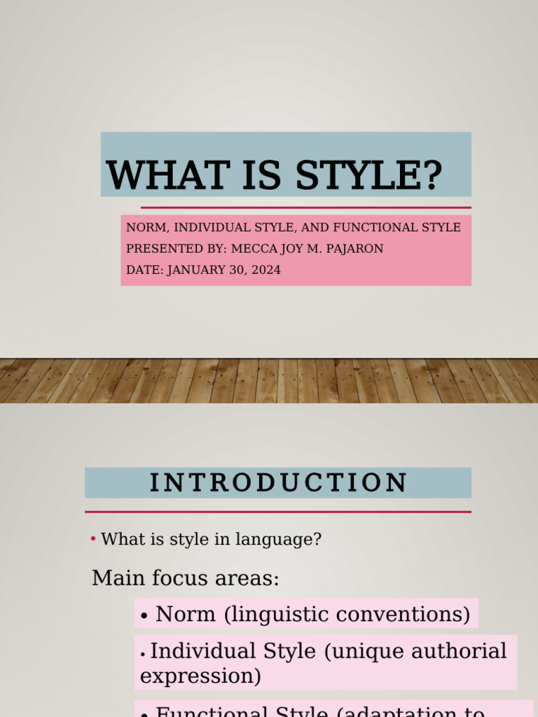 Understanding Style in Language | PDF | Linguistics | English Language