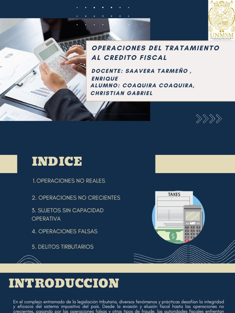 Tributos 2 Tarea Operaciones | PDF | Evasión de impuestos | Impuestos