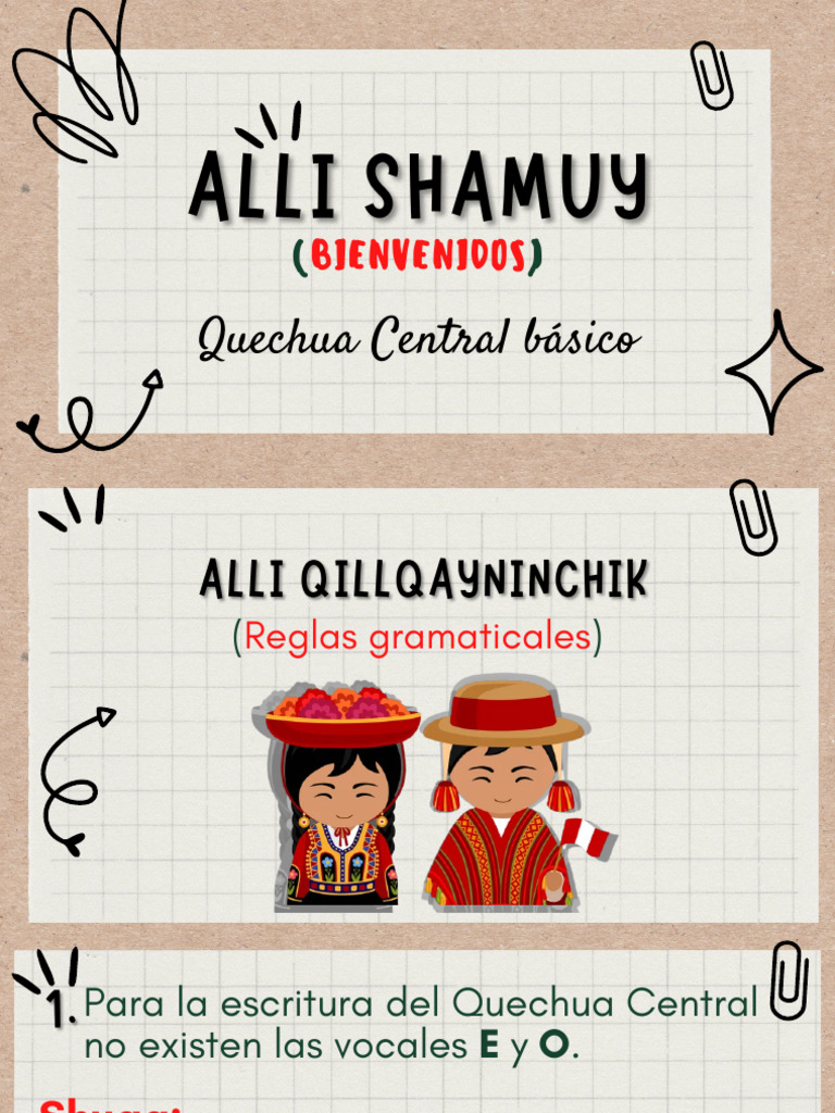 Reglas y Tips Quechua - Sov - Adjetivo-2-9 | PDF