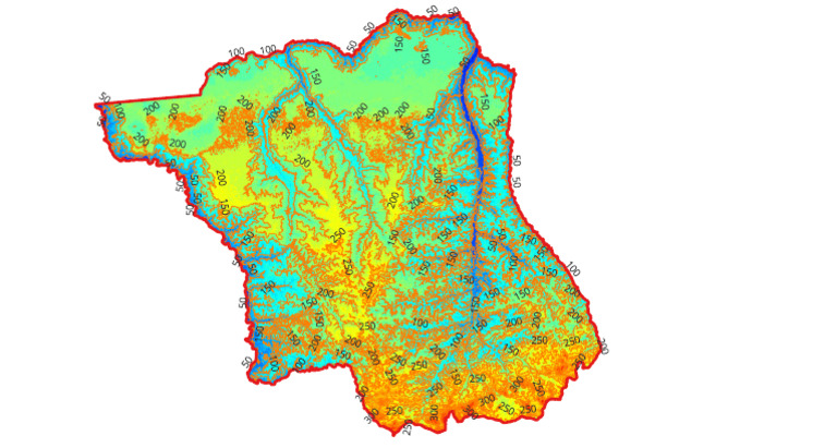 mapa hipsometrico e de curva de nivel medicilândia-PA | PDF