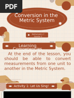 Metric Conversion Ladder Explained | PDF