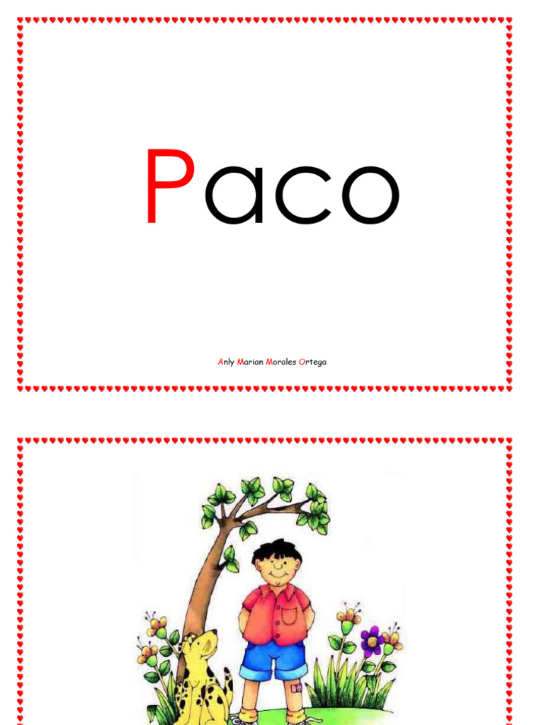 Tarjetas Paco El Chato | PDF