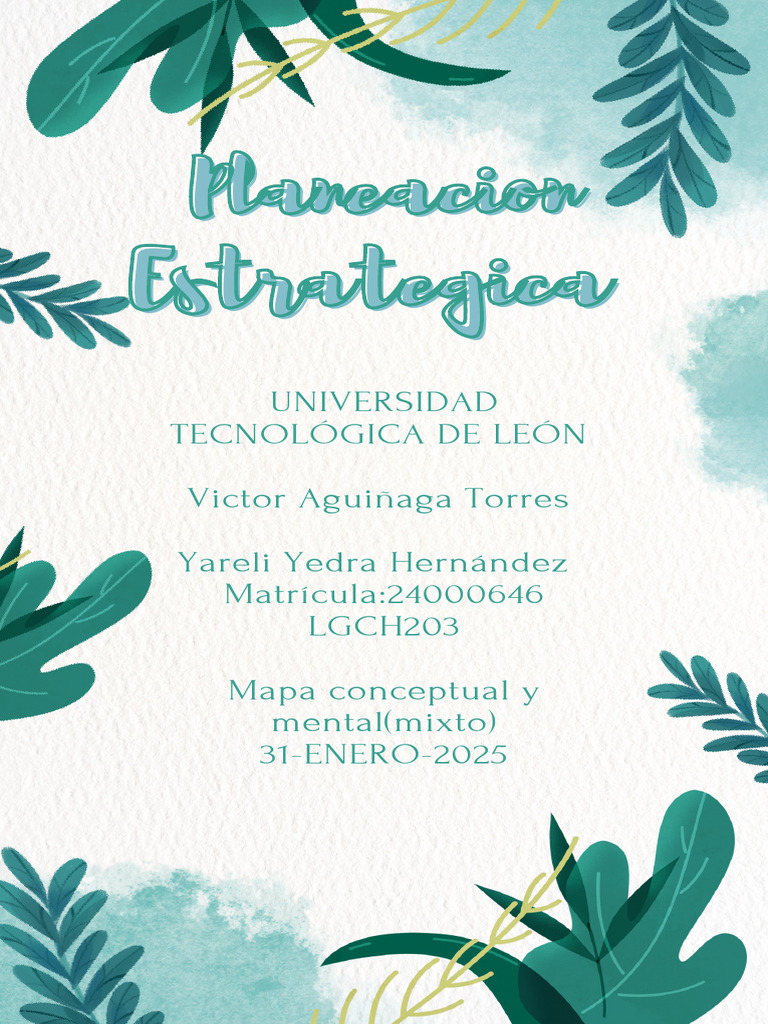 Mapa Conceptual. Plan.estr. | PDF | Planificación