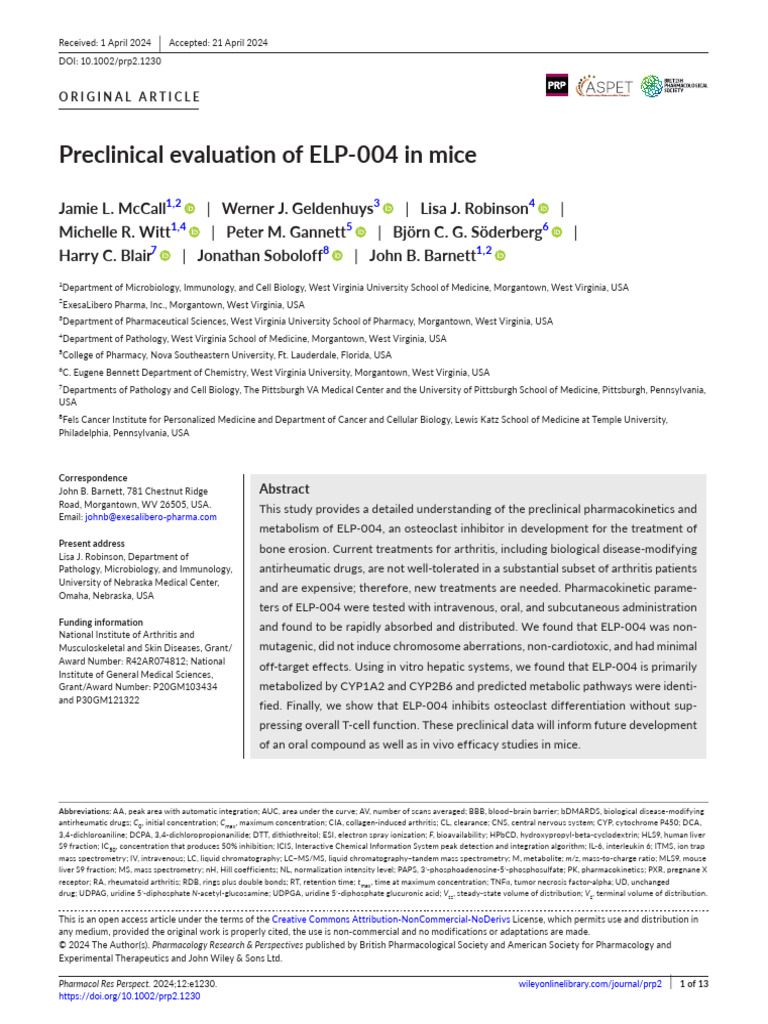PRP2 12 E1230 | PDF | Pharmacokinetics | Bioavailability