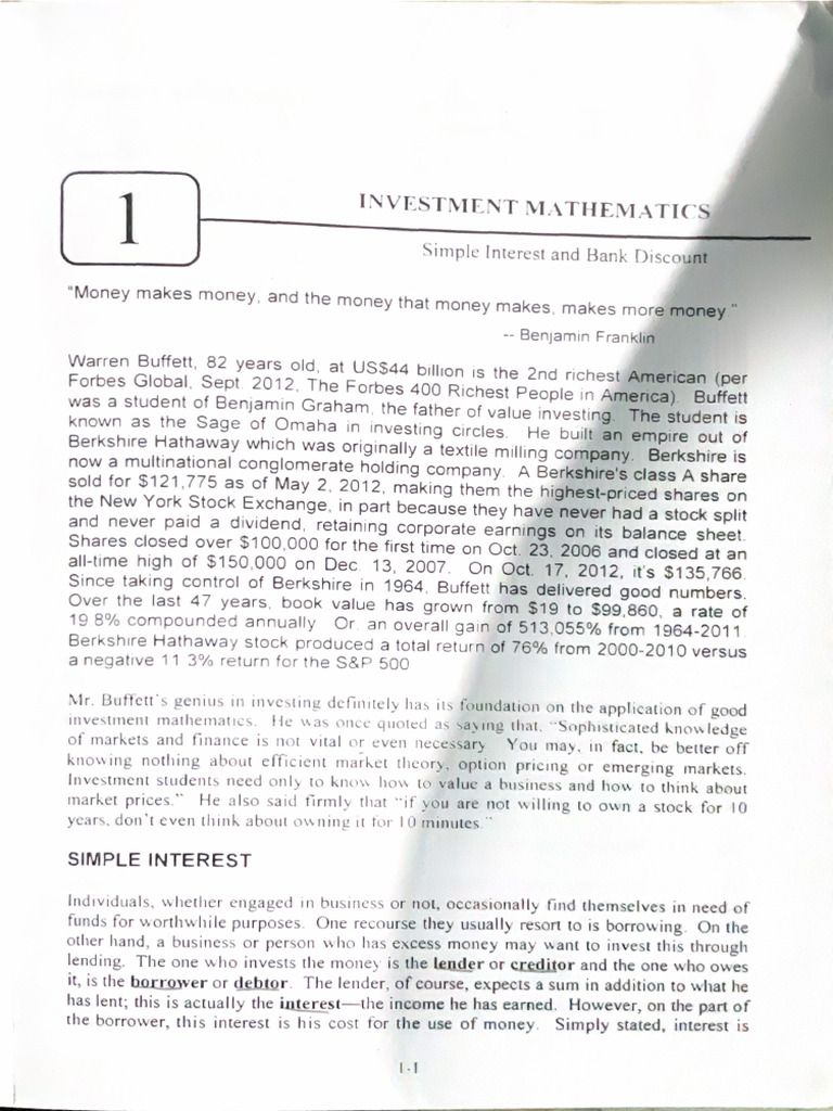 Chapter 1 Bm11 | PDF