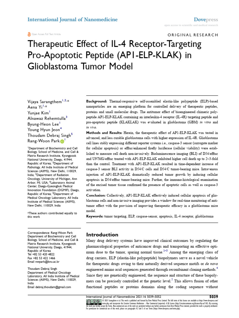 ijn-16-5039 | PDF | Apoptosis | Cell Culture