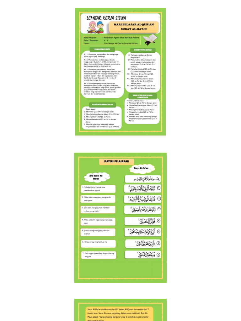 LKPD PAI KELAS 5 SMTR 2 BAB 1 - Unduh Buku - 1-6 Halaman - FlipHTML5 | PDF