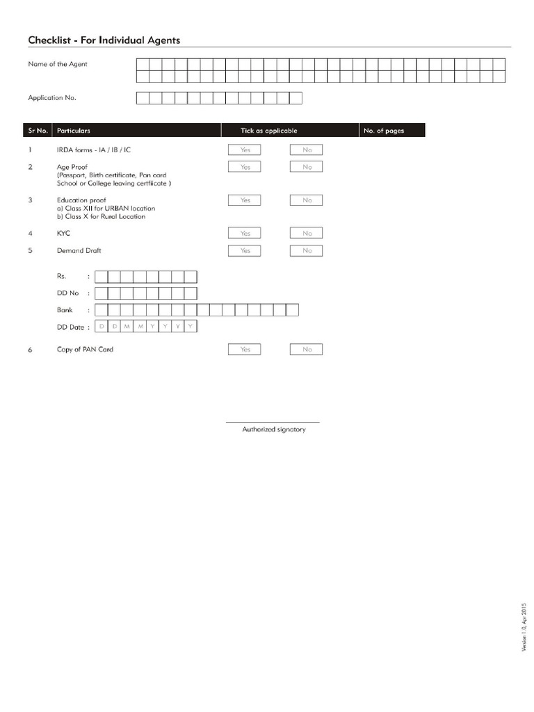 339657973 IRDA Forms IA IB IC KYC 6 Sbigeneral | PDF