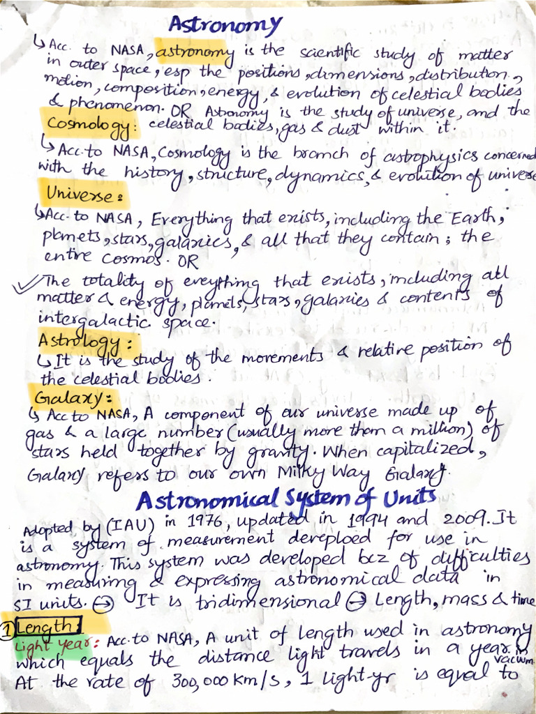 Astronomy | PDF