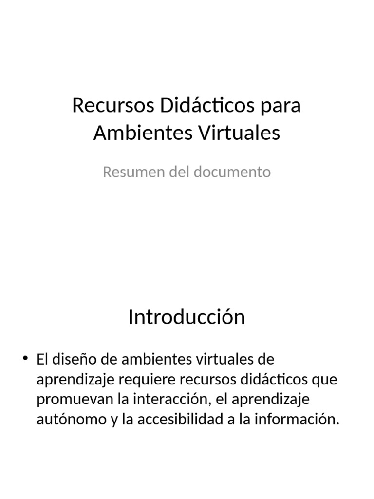 Resumen_Recursos_Didacticos | PDF