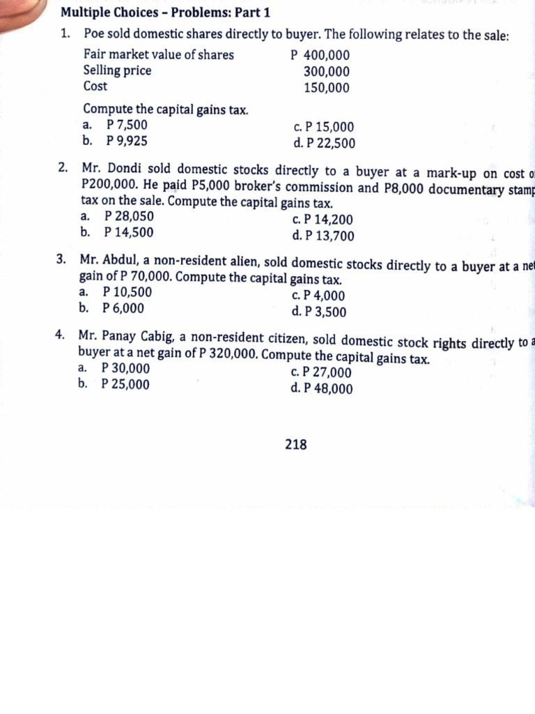 Chapter 6 Problems Part 1 2 | PDF