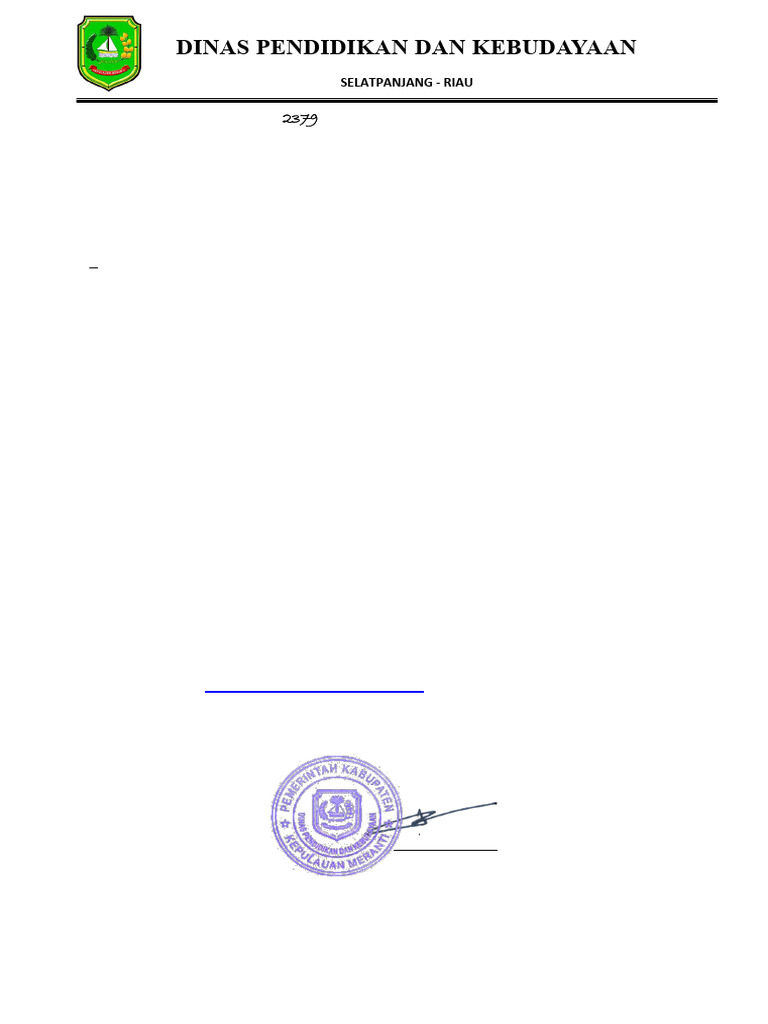 Surat Permintaan SPJ BOS Semester II Tahun 2024 | PDF