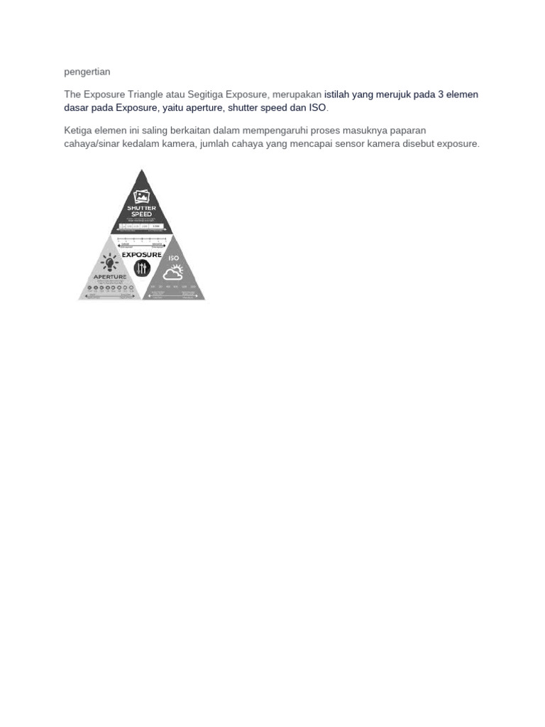 Segitiga Exposure | PDF