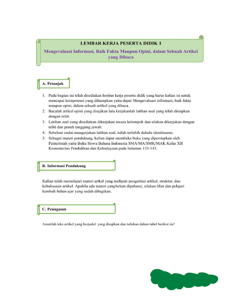 LKPD B.INDONESIA 5 | PDF