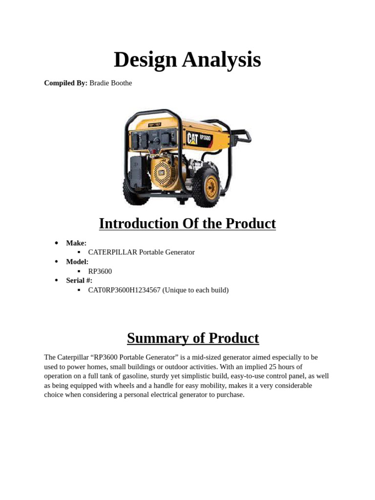 Design Analysis | PDF | Natural Environment