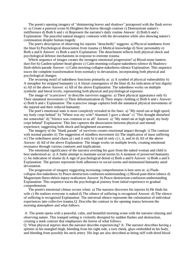 1945 Doctor's journal entry | PDF | Psychological Trauma | Mind