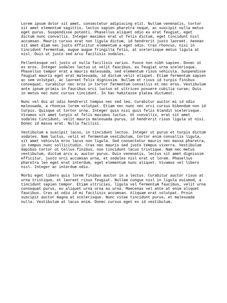 Neues Lorem Dokument | PDF