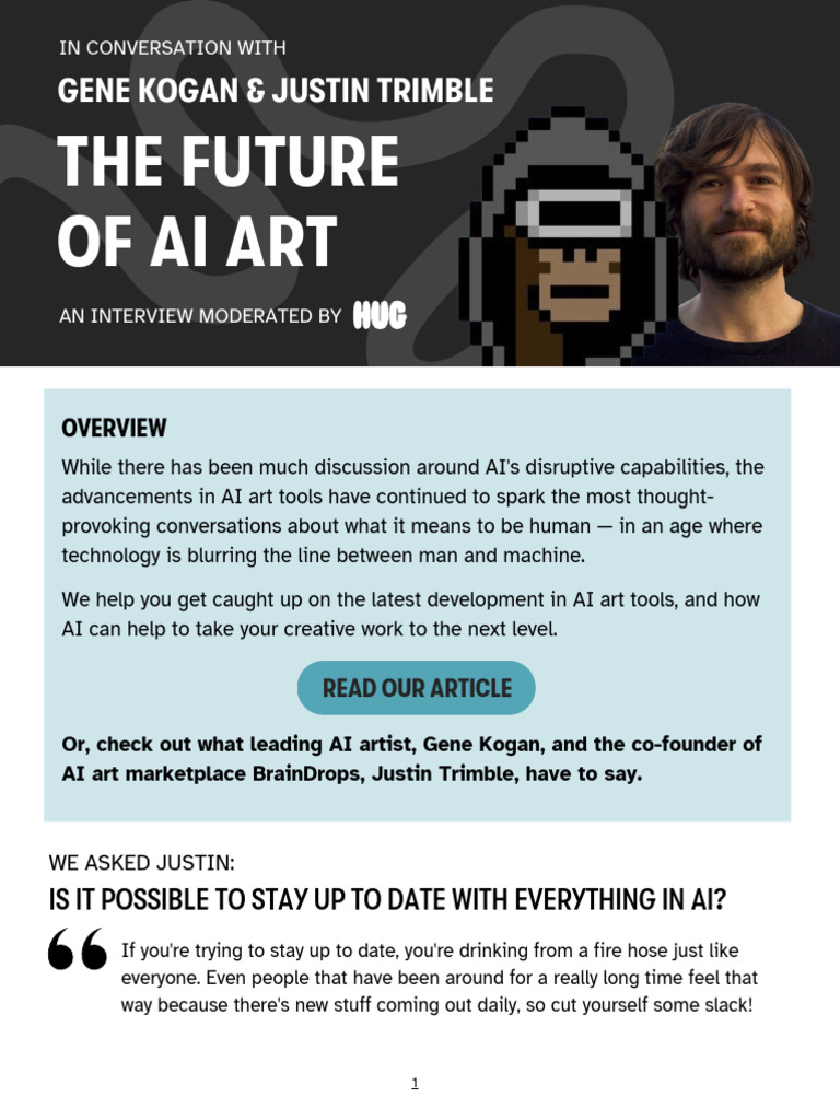 HUG AI Art-Kogan-BrainDrops | PDF | Artificial Intelligence ...
