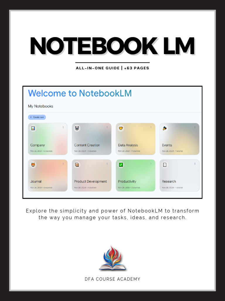 Notebook LM Masterclass - Ebook | PDF | Podcast | Artificial Intelligence