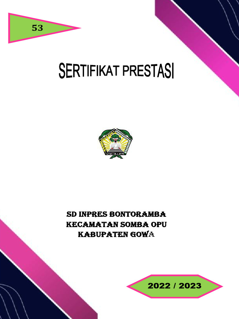 53.Sertifikat Prestasi,foto piagam,piala atau medali | PDF