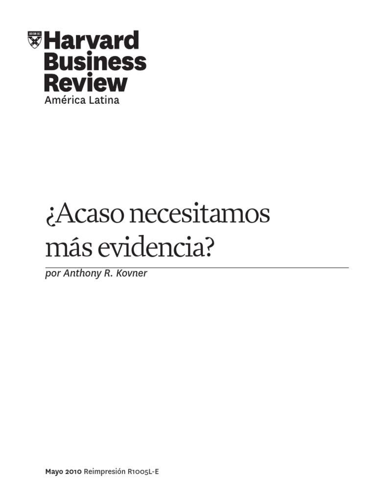 CASO_3._ACASO_NECESITAMOS_MAS_EVIDENCIA_R1005L-PDF-SPA[1] | PDF | Medicare (Estados Unidos ...