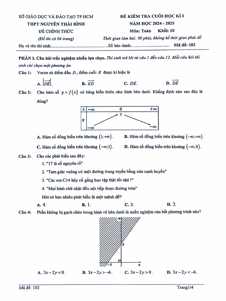 10 hk1 2024-2025 NTB | PDF