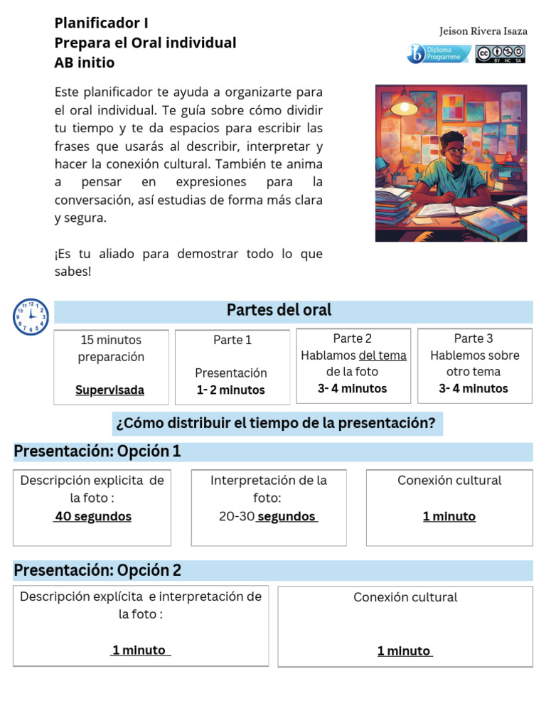 Planificador OI Ab Initio (Spanish) | PDF