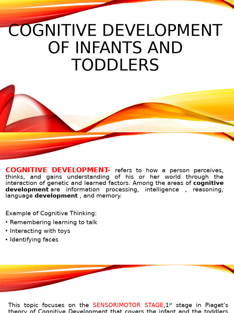 Cognitive Development of Infants and Toddlers | PDF | Speech ...
