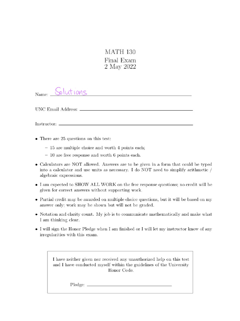 S22 Final Solutions | PDF