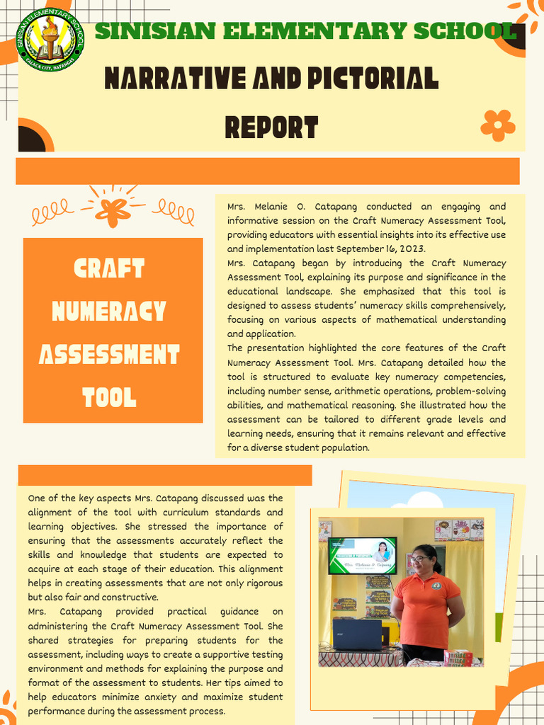 Craft Numeracy Assessment Tool | PDF | Educational Assessment | Teachers