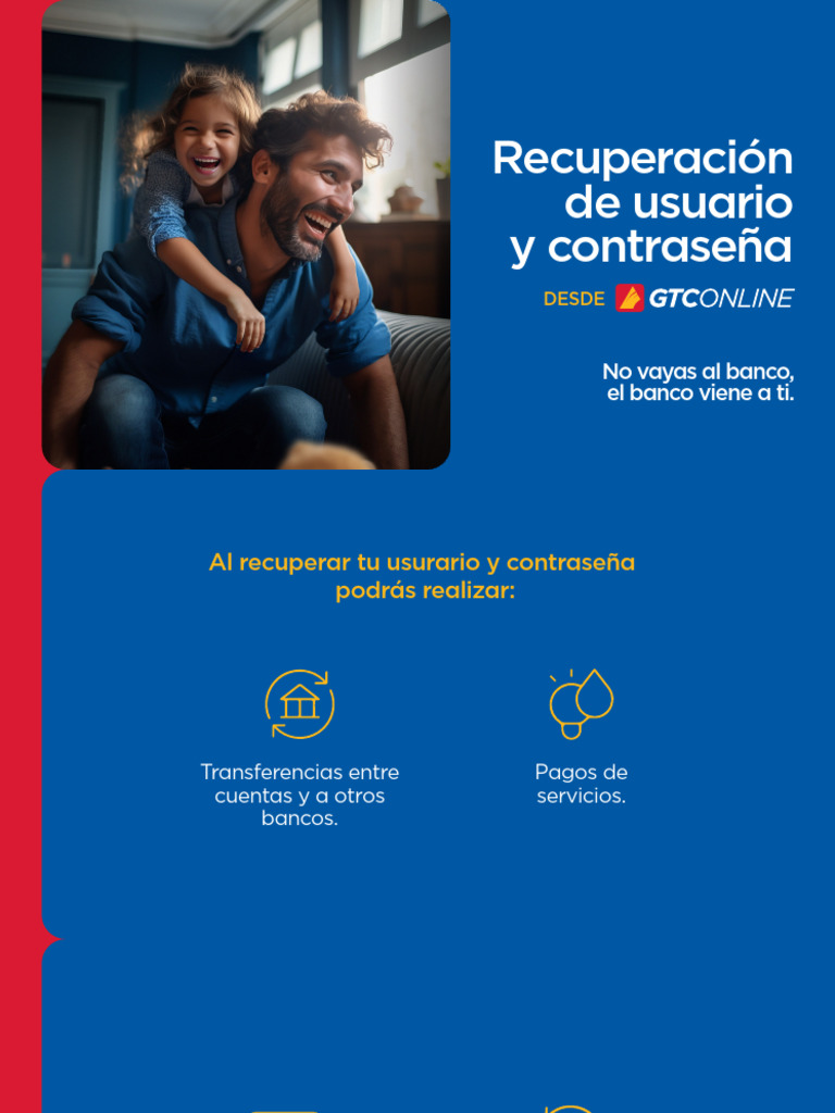 Recupera tu Acceso a GTCONLINE | PDF | Contraseña | Guerra cibernética