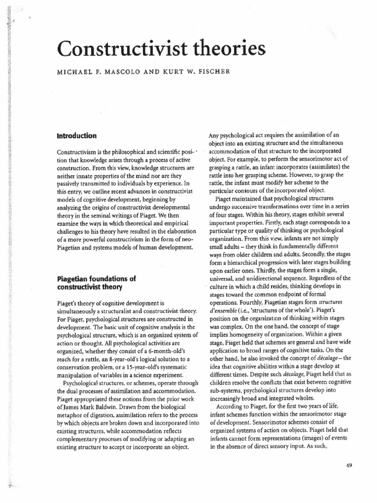 Constructivist_Theories | PDF