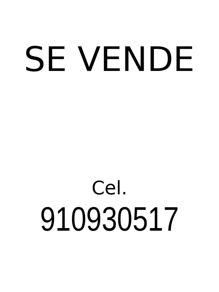 Se Vende | PDF