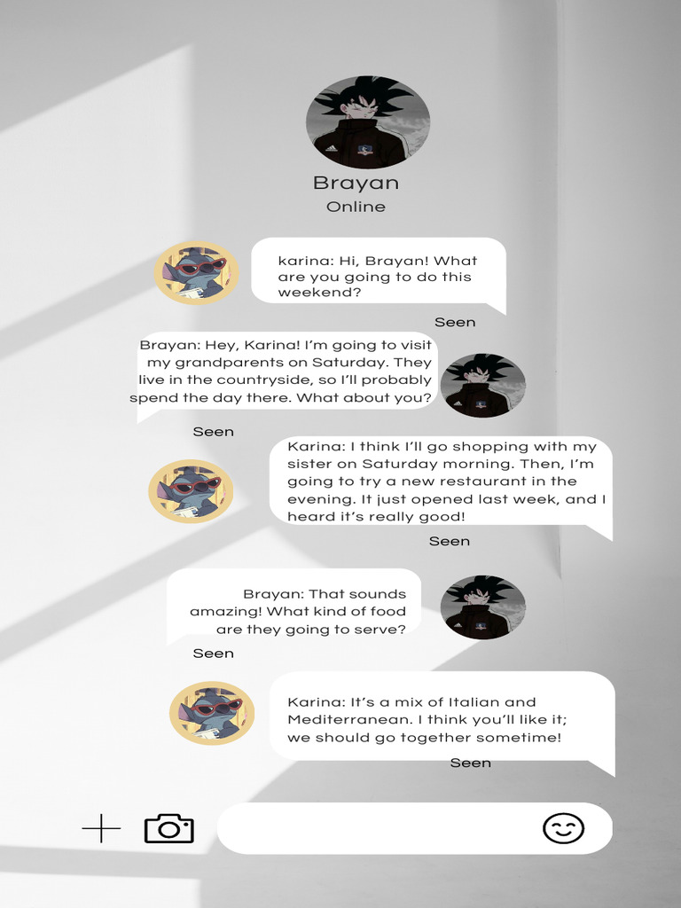 Presentation of Conversation | PDF