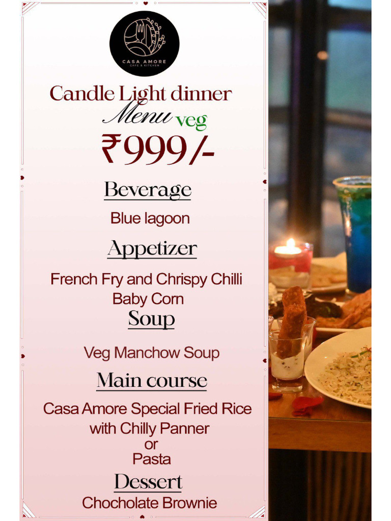 Candle Light Dinner Package | PDF