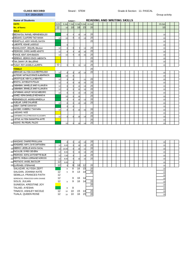 11 Stem Pascal CR | PDF
